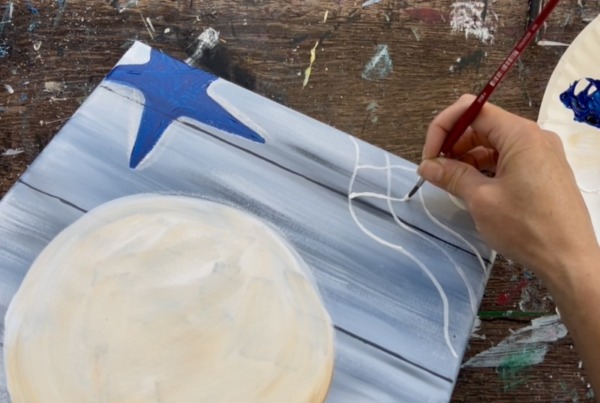 How To Paint "Nautical Blues" - Acrylic Tutorial - Tracie Kiernan ...