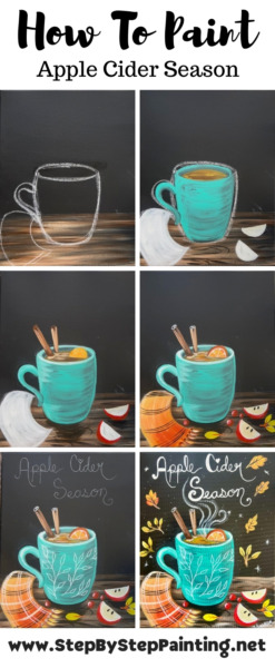 How To Paint "Apple Cider Season" - Acrylic Tutorial - Tracie Kiernan ...