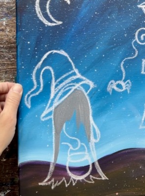 Tricks & Treats Ghost - Acrylic Tutorial - Tracie Kiernan - Step By ...