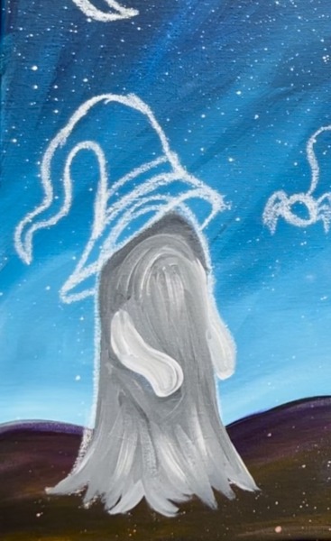 Tricks & Treats Ghost - Acrylic Tutorial - Tracie Kiernan - Step By ...
