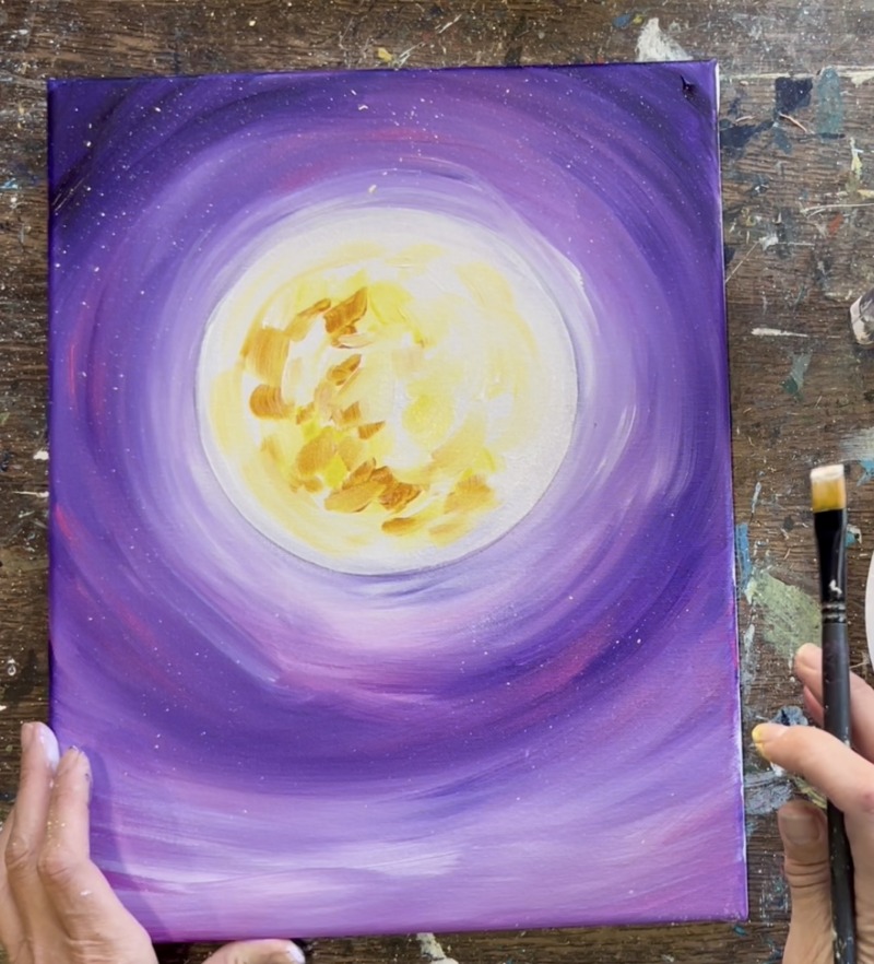 How To Paint "Moonlight Mischief" - Acrylic Painting Tutorial - Tracie ...
