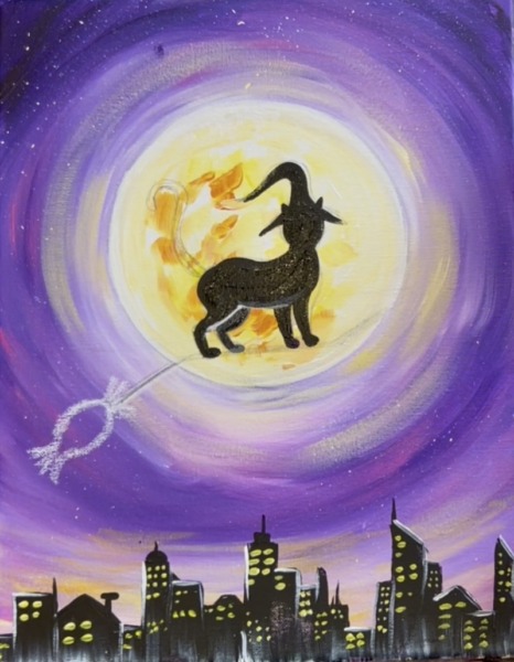 How To Paint "Moonlight Mischief" - Acrylic Painting Tutorial - Tracie ...