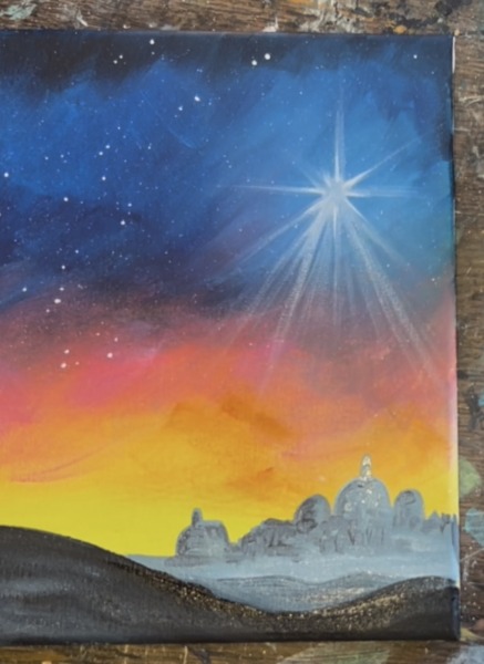 Following Yonder Star - Acrylic Painting Tutorial - Tracie Kiernan ...