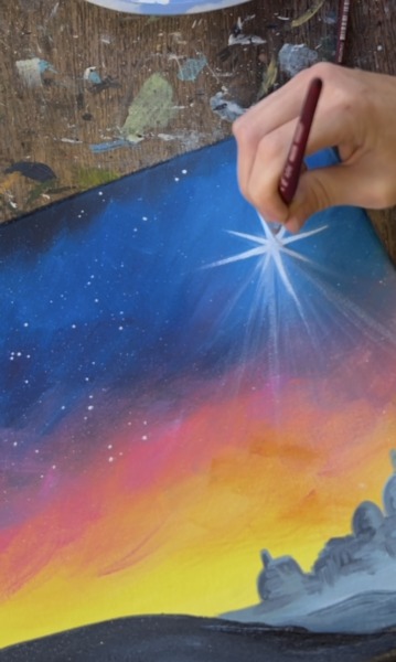 Following Yonder Star - Acrylic Painting Tutorial - Tracie Kiernan ...