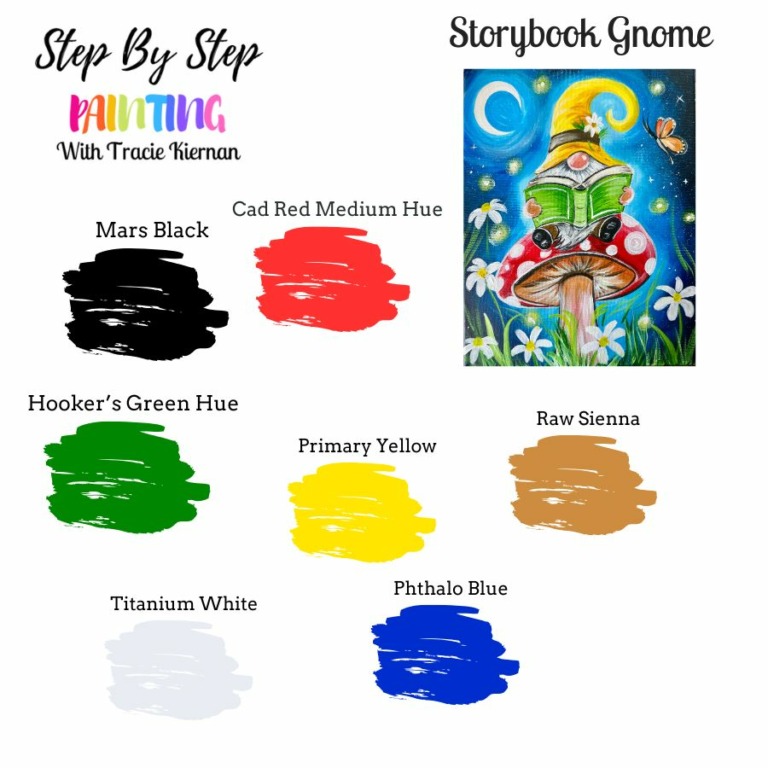 How To Paint "Storybook Gnome" - Acrylic Tutorial - Tracie Kiernan ...
